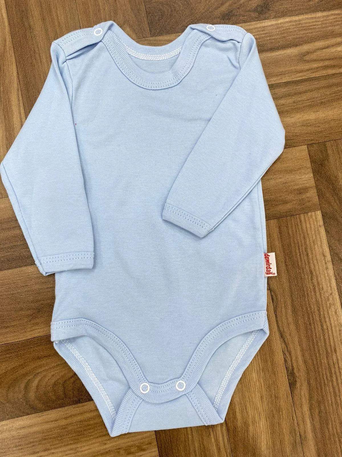 Body bleu 100% cotton – Babyboss.ma